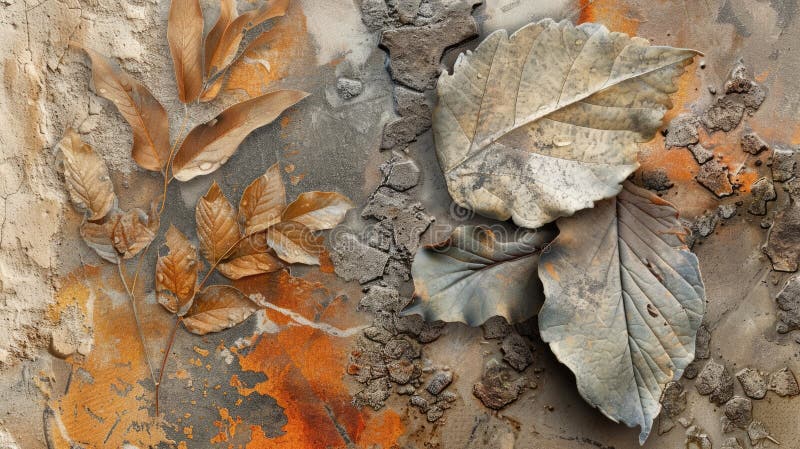 Abstract Rustic Color and Shape on Surface Express Nature Style Texture ...