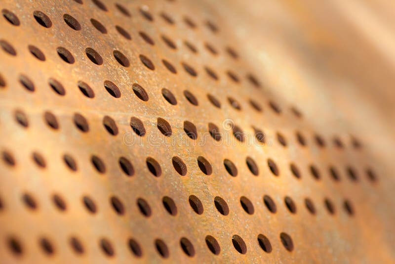 Abstract Rusty Metal Background with Holes Stock Photo - Image of ...