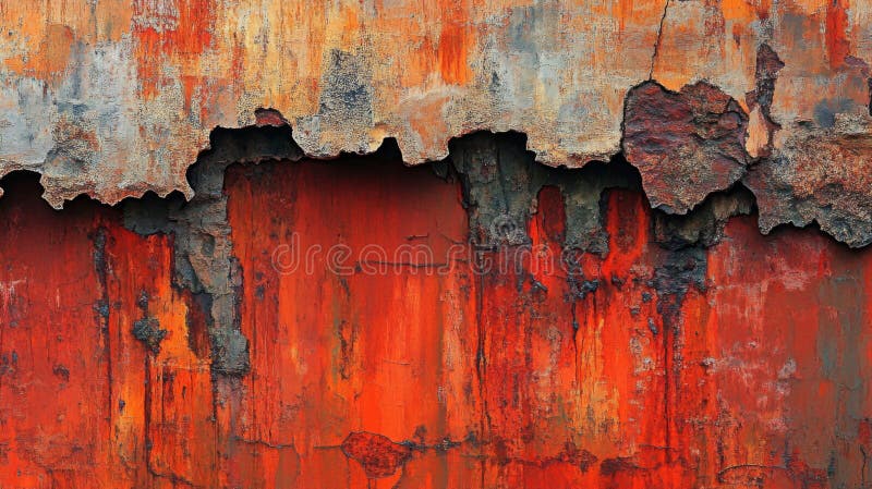 Abstract Rusty Metal Surface Texture Showing Decay Stock Illustration ...