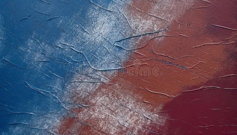 Abstract Rusty Metal Wall with Stained Blue Backdrop Generated by AI ...