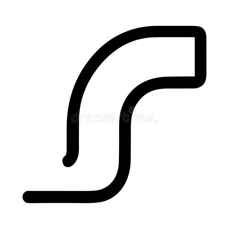 Curved Double Pipe Designs Stock Illustrations – 5 Curved Double Pipe ...