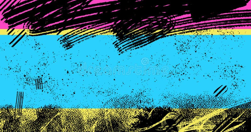 Abstract 80s Style Colorful Vivid Optimistic Background Stock ...