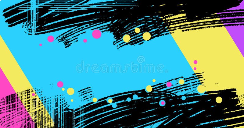 Abstract 80s Style Colorful Vivid Optimistic Background Stock ...
