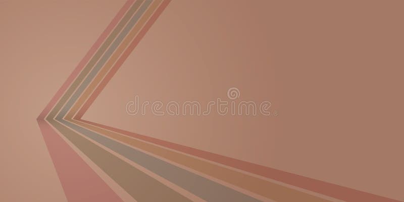 Abstract 1970 S Style Pastel Stripes Frame on Mocha Mousse Background ...