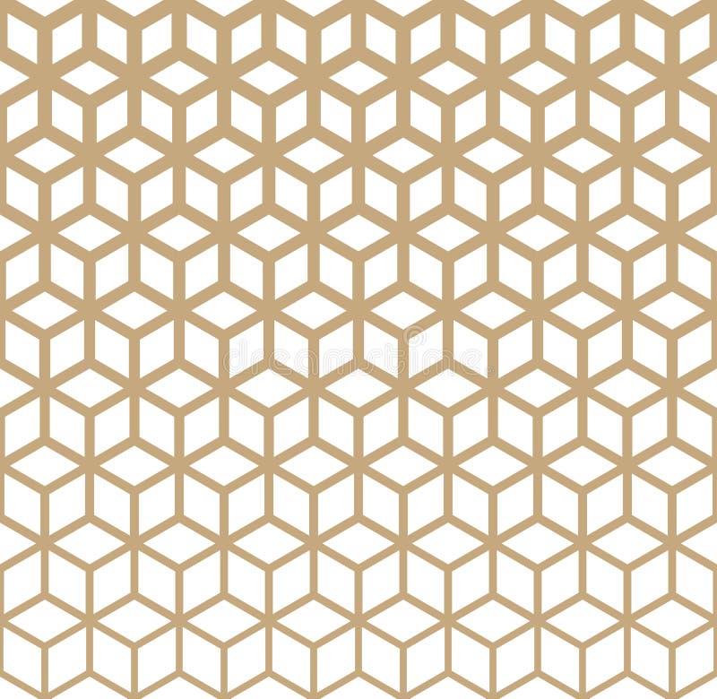 Abstract Sacred Geometry Golden Grid Halftone Cubes Pattern Stock ...