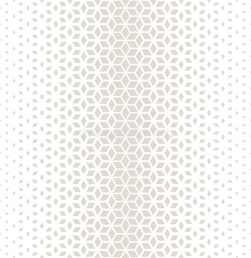Abstract Sacred Geometry Gray Grid Halftone Cubes Pattern Stock Vector ...
