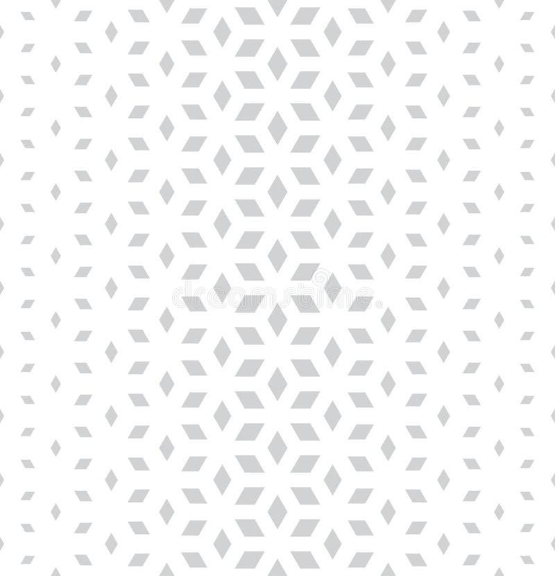 Abstract Sacred Geometry Gray Grid Halftone Cubes Pattern Stock Vector ...