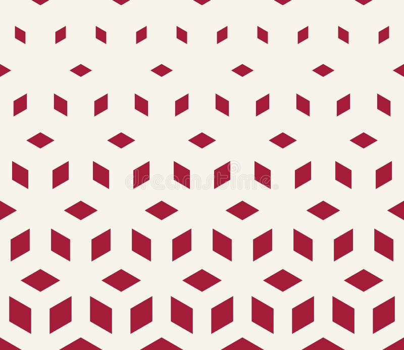 Abstract Sacred Geometry Red Grid Halftone Cubes Pattern Stock Vector ...