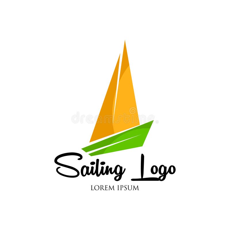 Sailing Logo Vector stock vector. Illustration of cargo - 99081222
