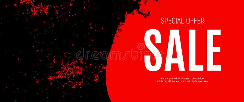 Abstract Sale Banner Background. Vector Illustration Stock Illustration ...