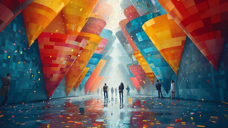 Abstract Sales Funnel Marketing Concept Stock Image - Image of ...