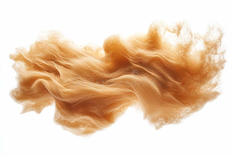 Abstract Sand Cloud with Fine Particles Forming , Warm Earth Tones ...