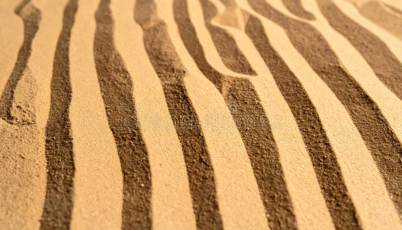 Abstract Sand Dune Texture with Brown and Beige Lines Stock ...