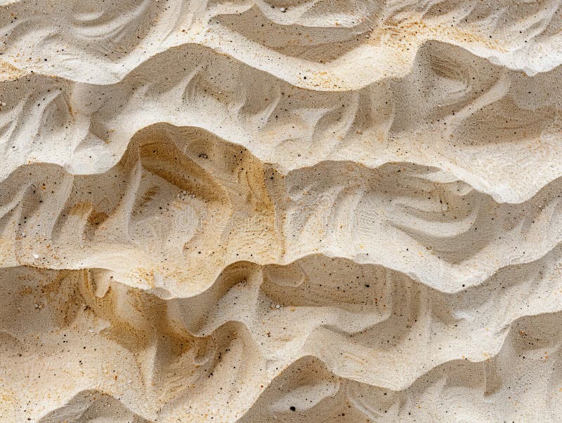 Abstract Sand Dunes Texture - Closeup of Natural Sand Formations with ...
