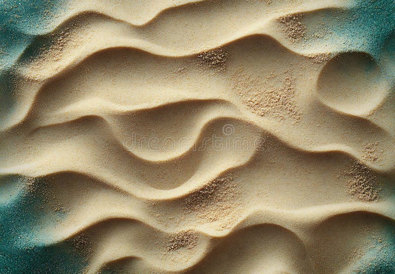 Abstract Sand Texture Background with Wavy Patterns and Coastal Light ...