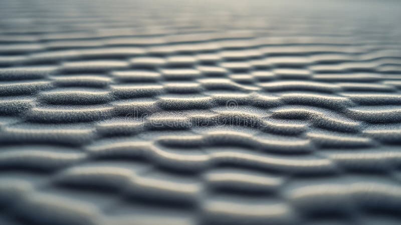 Abstract Sand Texture, Close-Up of Gray Ripples and Undulating Patterns ...