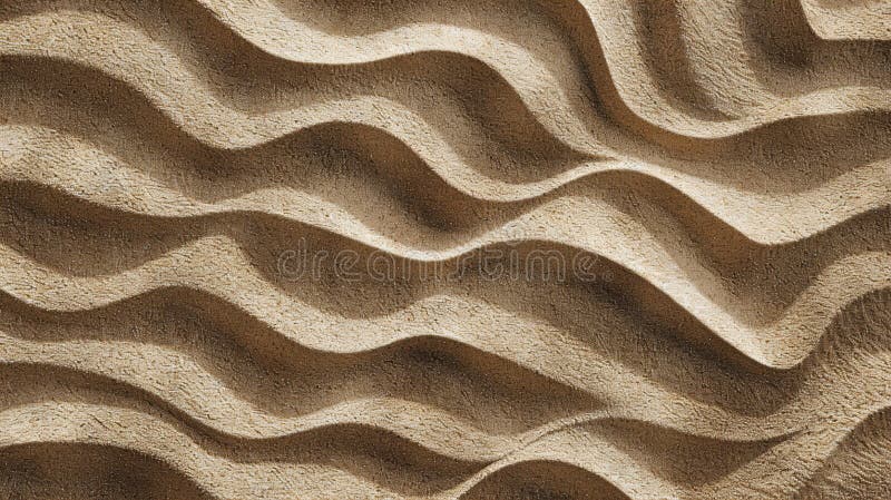Abstract Sand Texture with Wavy Patterns, Generative AI Stock Image ...
