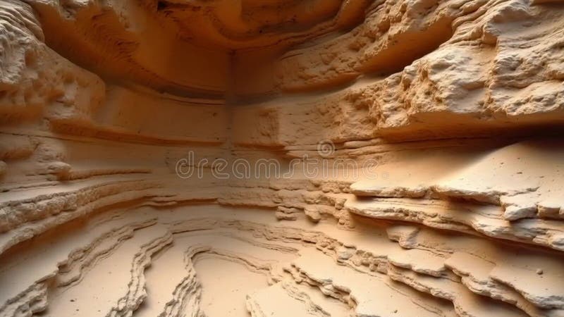 Abstract Sandstone Canyon Formations: a Geological Time Capsule Visual ...
