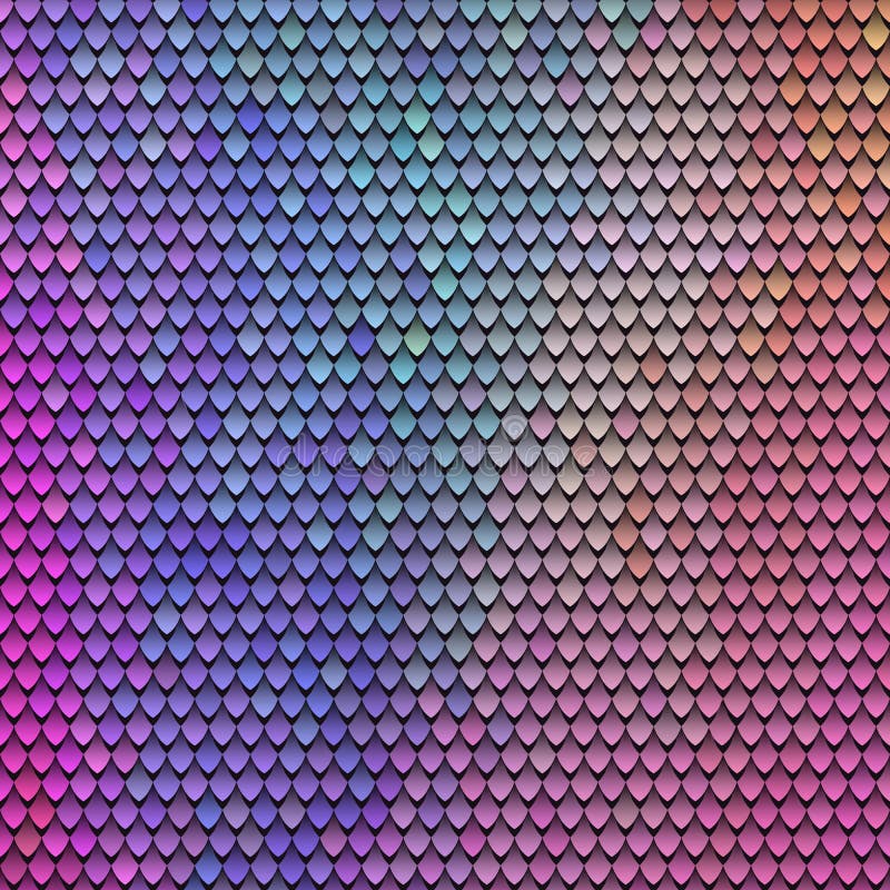 Abstract Scale Pattern. Roof Tiles Background. Color Squama Texture ...