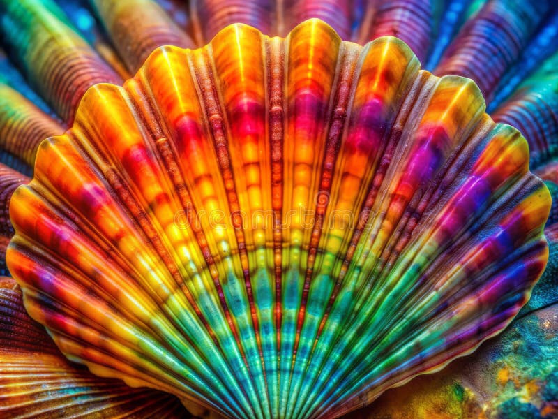 Shell Closeup Fragmentation Stock Illustrations – 10 Shell Closeup ...