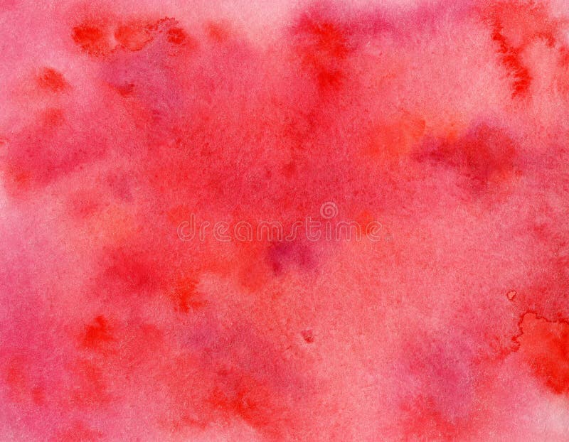 Abstract Scarlet Red Watercolor Background for Your Design Stock Image ...
