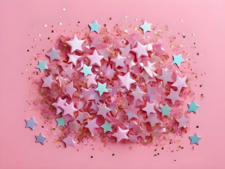 Pink Glitter Star Background Stock Illustrations 18497 Pink Glitter Star Background Stock