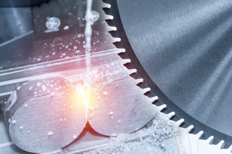 The Abstract Scene of the Circular Saw Stock Photo - Image of factory ...