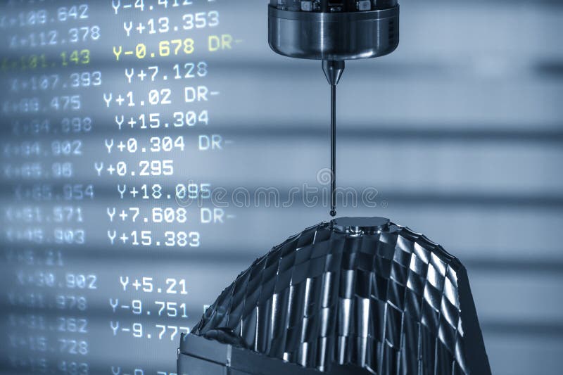 The Abstract Scene CMM Machine Operation and the G-code Data Background ...