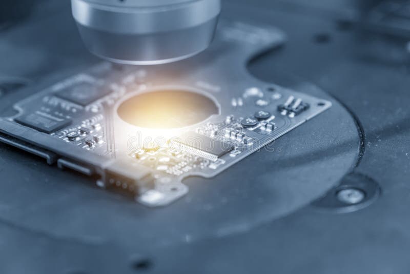 The Abstract Scene of the Electronics Circuit Board . Stock Image ...