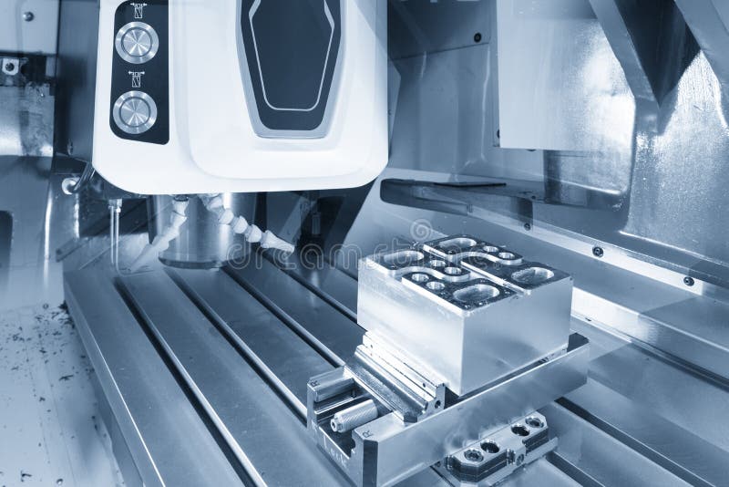 Abstract Scene of Face Milling Tool Stock Image - Image of mechanical ...