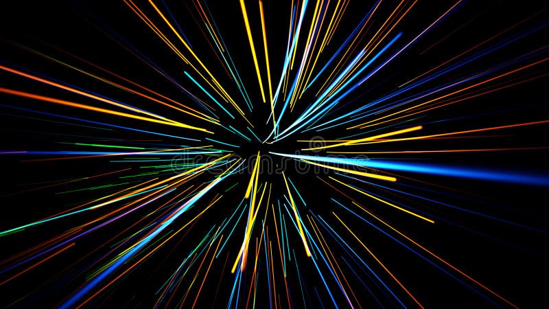 Abstract Scene of Flight in Space Stock Image - Image of fantasy ...