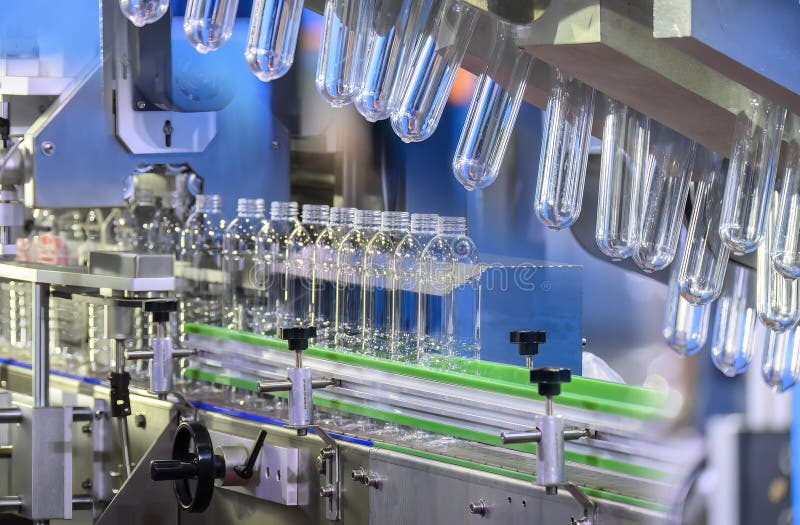 The Hi-technology of Drinking Water Manufacturing Process Stock Photo ...