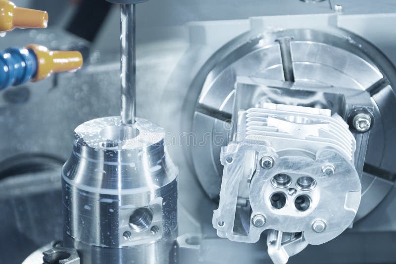 Metalworking CNC Milling Machine. Stock Photo - Image of factory ...