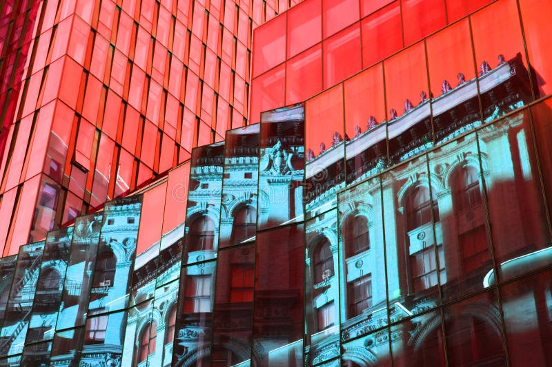 Abstract Scene of Modern Building in Shanghai China. Stock Image ...