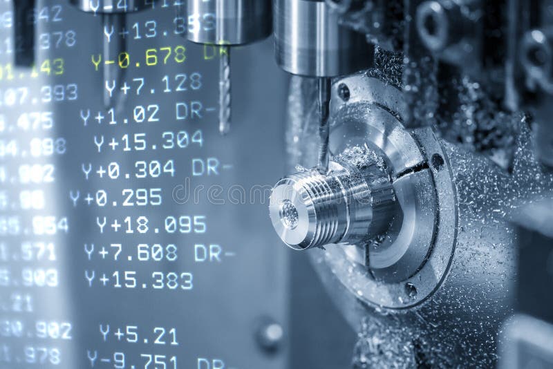 The Abstract Scene Multi-tasking CNC Lathe Machine Swiss Type and the G ...