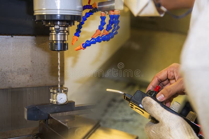 The Abstract Scene Operation of the Tool Length Compensation Setup with ...