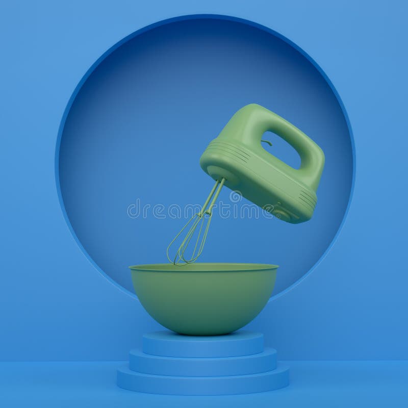 Abstract Scene or Podium with Mixer on Monochrome Background. Stock ... Abstract Scene or Podium with Mixer on Monochrome Background. Stock ...