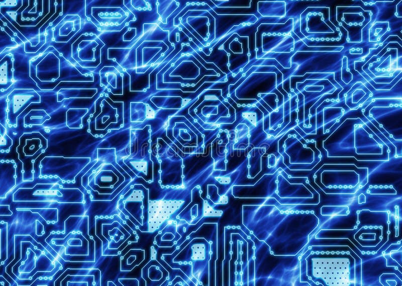 Electrical Abstract Blue Circuitry Stock Illustrations – 616 Electrical ...