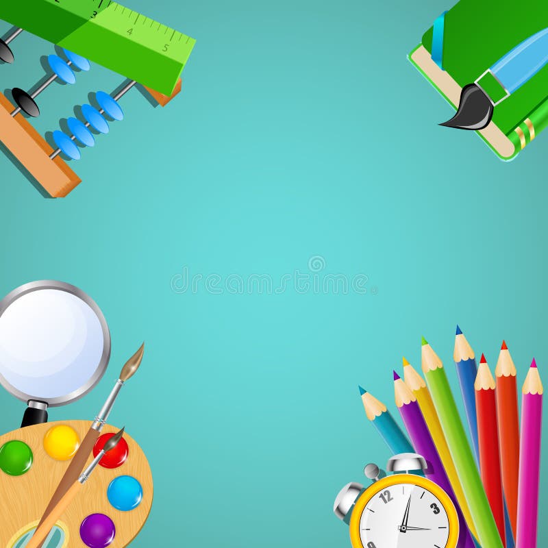 Abstract School Background Vector Illustration Stock Vector ...