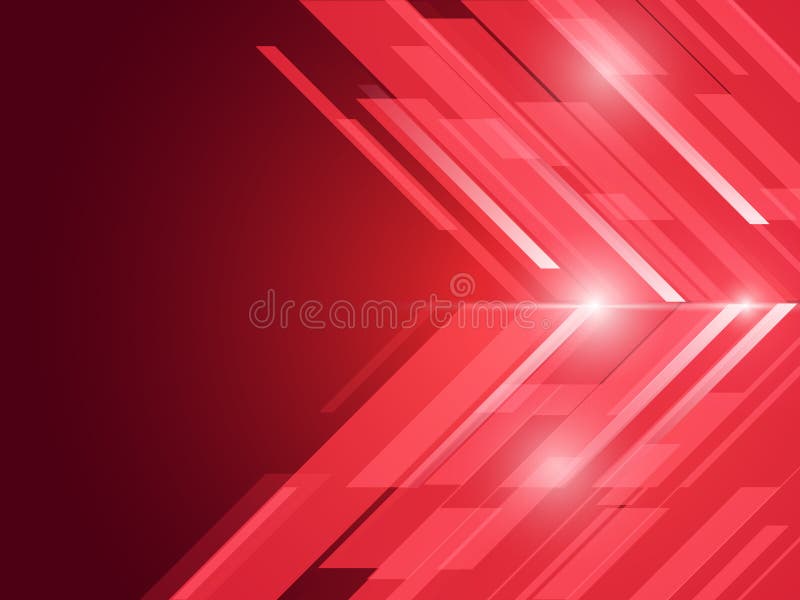 Abstract Sci Fi Hi Light Red Square Background Stock Vector ...