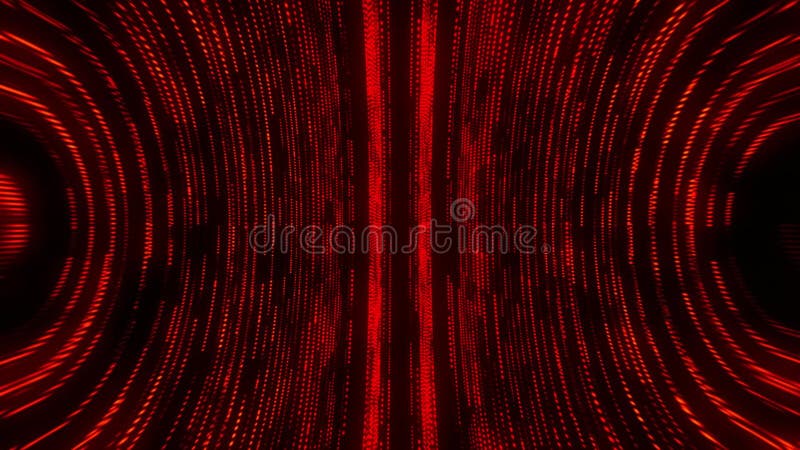 Red Round Circular Waves Tunnel VJ Loop Motion Background V1 Stock ...