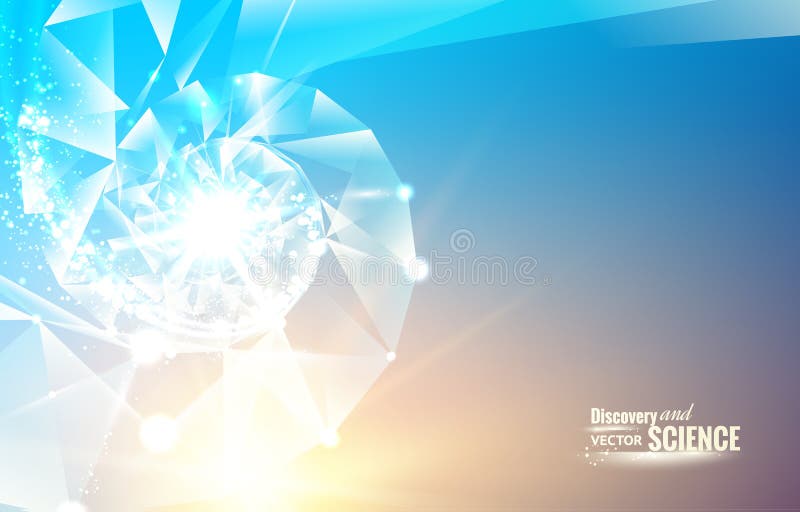 Abstract science design stock vector. Illustration of electron - 111458060