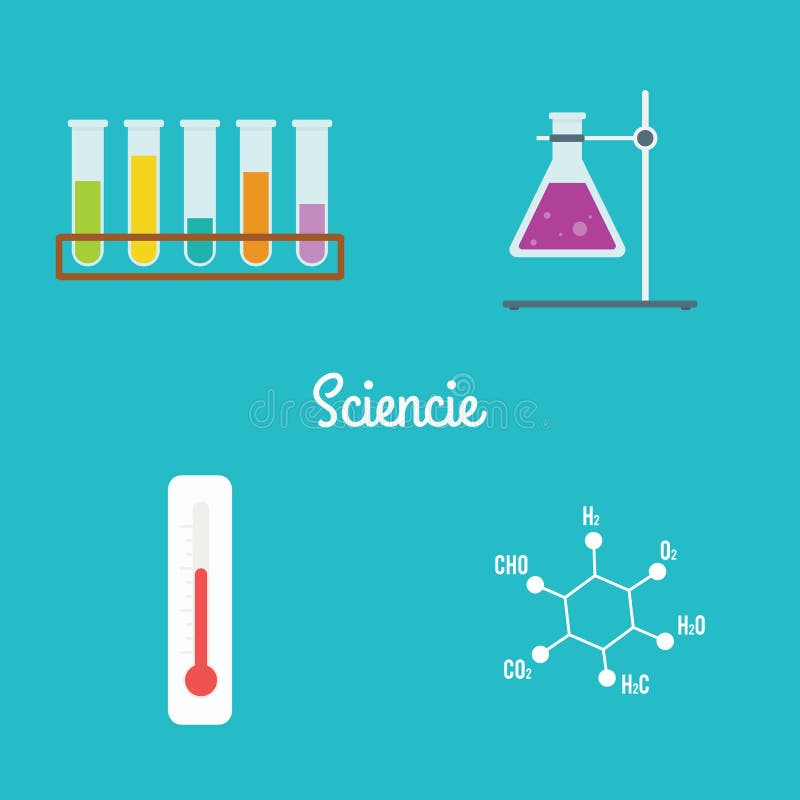 Abstract science objects stock vector. Illustration of chemical - 89431343