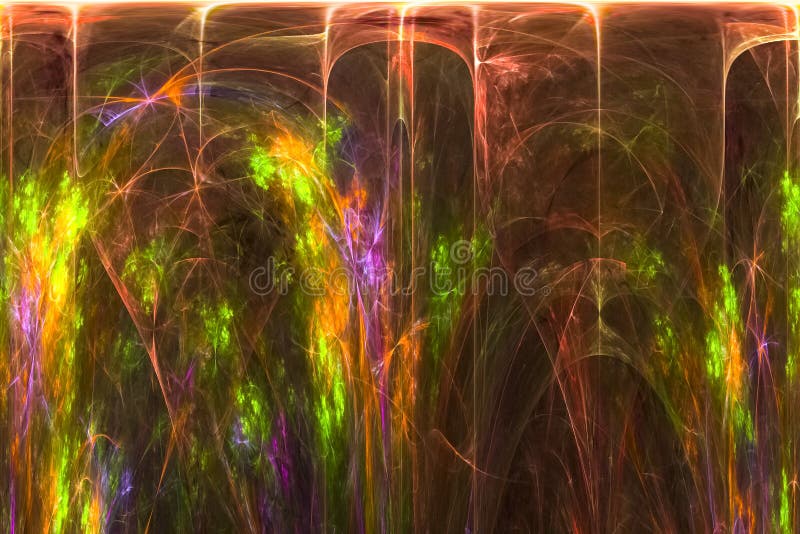 Abstract Science Explosion Pattern Futuristic Fractal Style Energy ...