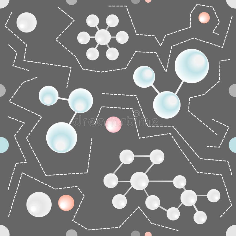 Abstract science pattern. stock vector. Illustration of poster - 127522337