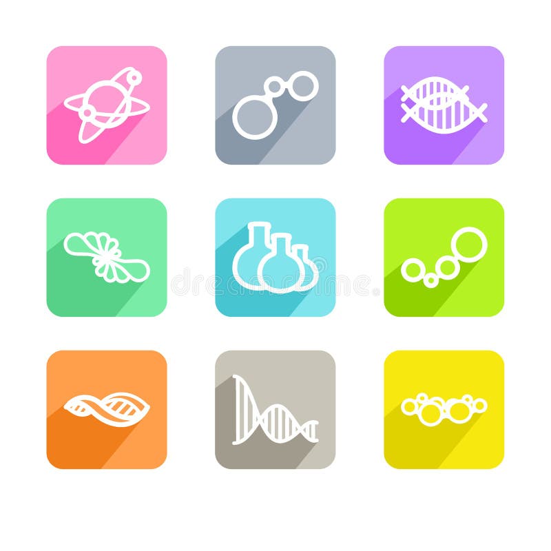 Abstract science symbol stock vector. Illustration of chemistry - 41257743