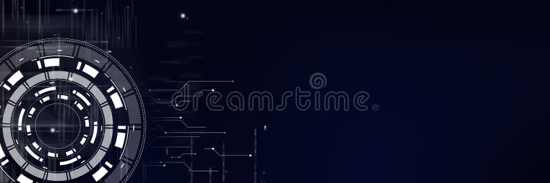 Abstract Science and Technology Background Stock Illustration ...