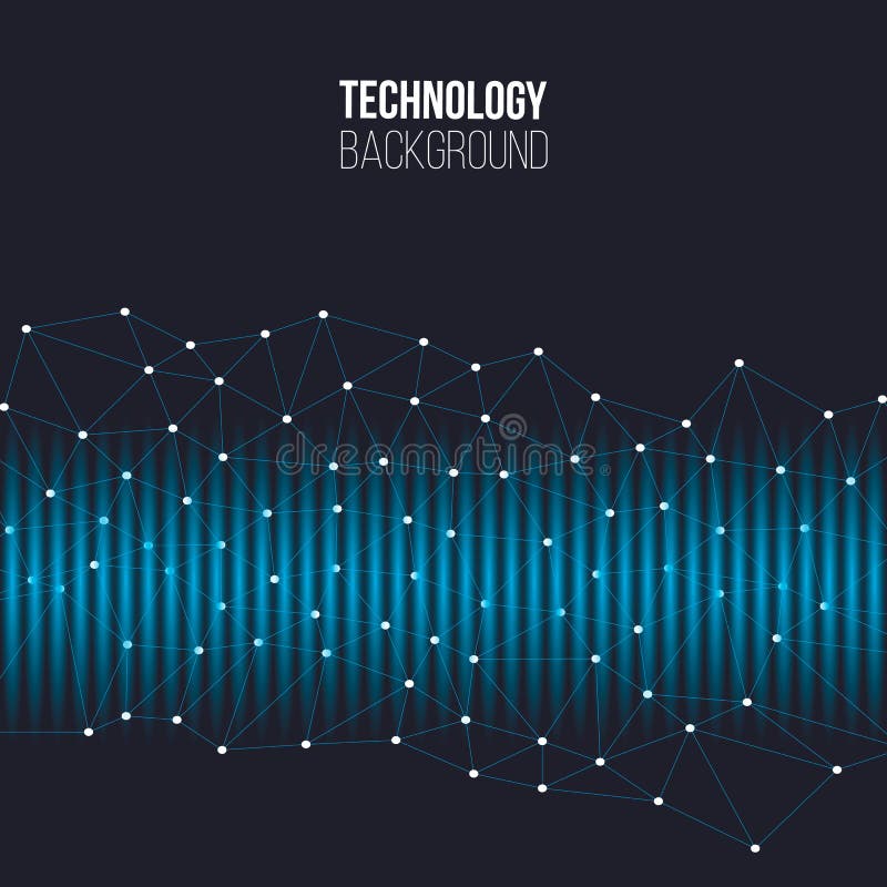 Abstract Science and Technology Background Stock Vector - Illustration ...