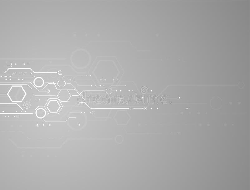 Abstract Science and Technology Background Stock Vector - Illustration ...