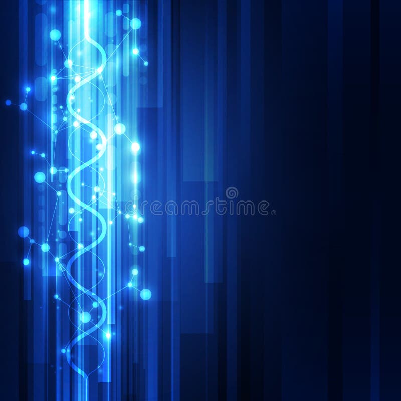Abstract Science Technology Concept Background. Vector Illustration ...